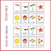 French Beach Theme Flashcards for Kids - French Vocabulary Practice for ...