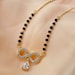 Infinity Mangalsutra Pendant, Diamond Style, Gold Plated - Etsy