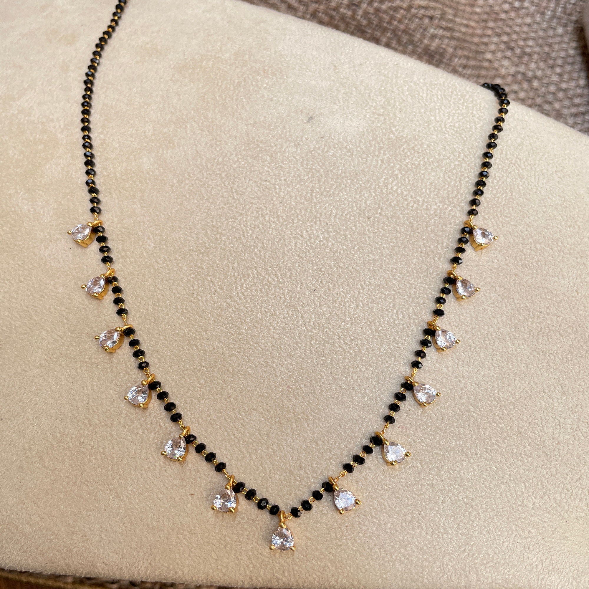Diamond Mangalsutra Gold Plated Mangalsutra Bollywood | Etsy