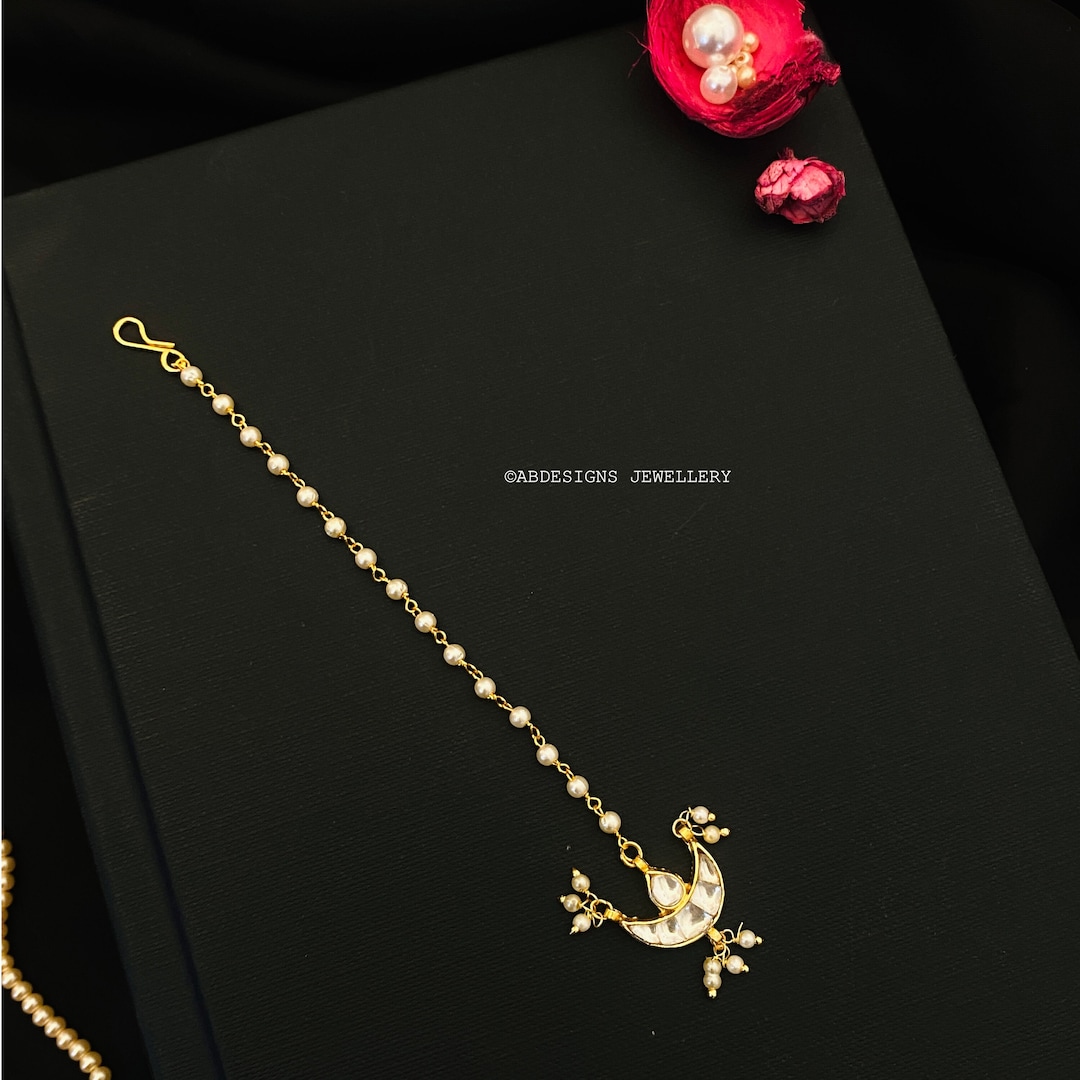 Maangtika, Pearl Maang Tika, Crystal Mang Tikka, Simple Mang Tikka ...