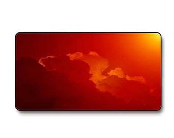 Fire Red Mousepad - Etsy