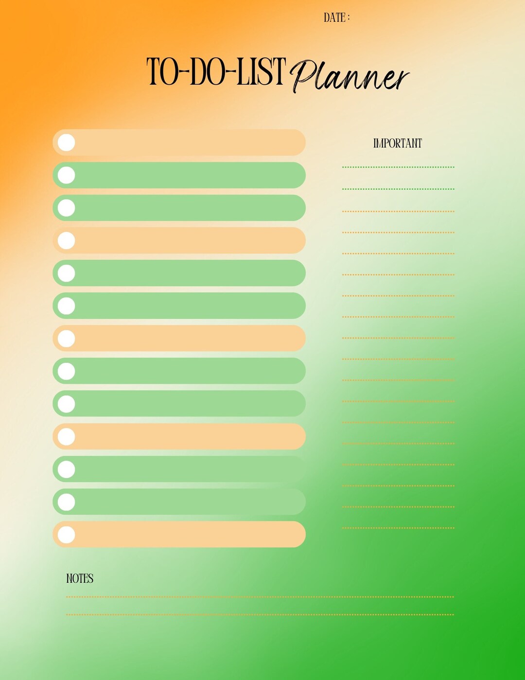 Irish Theme to Do List - Etsy
