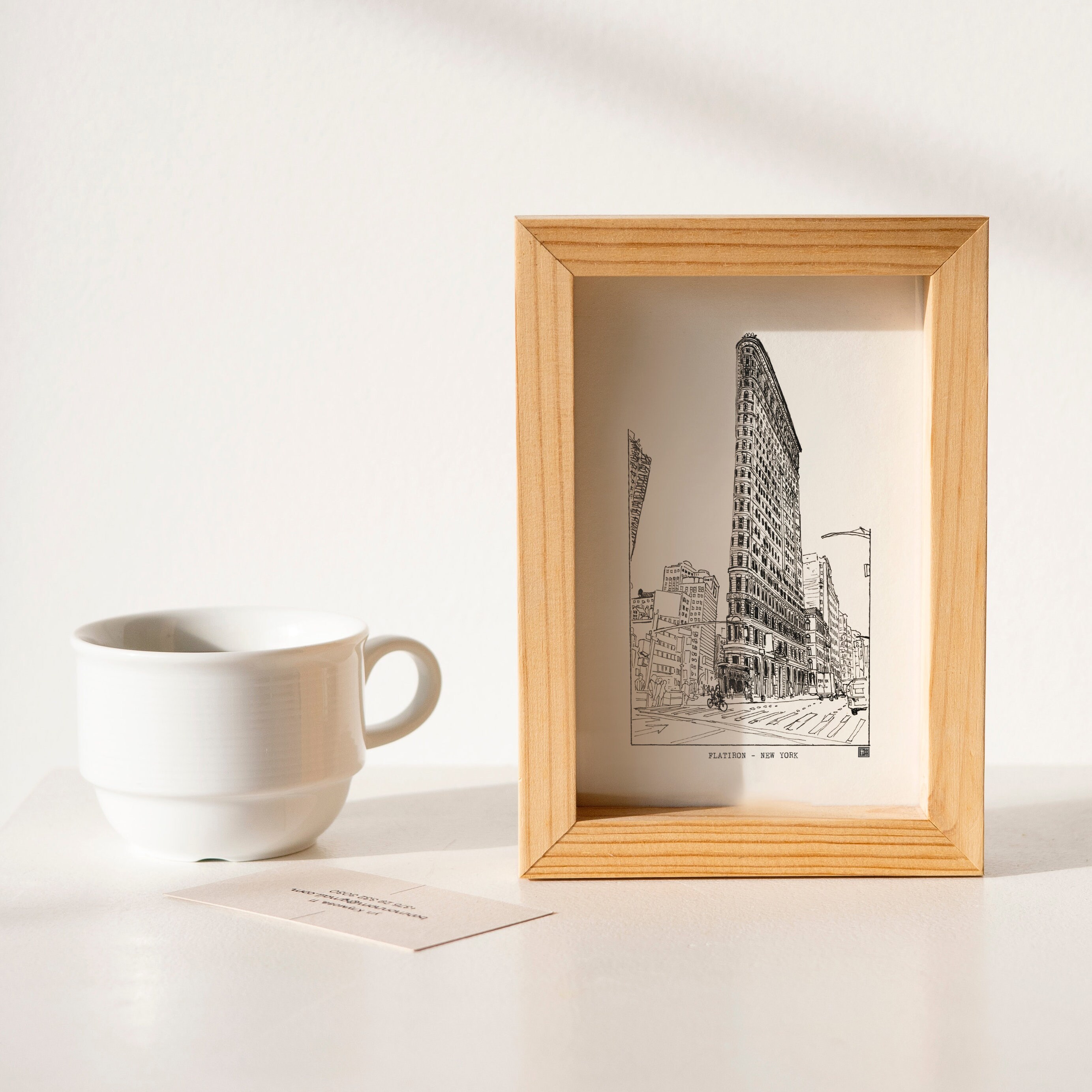 New York City Art Print, Flatiron Building Cityscape Wall Art, NYC Fine ...