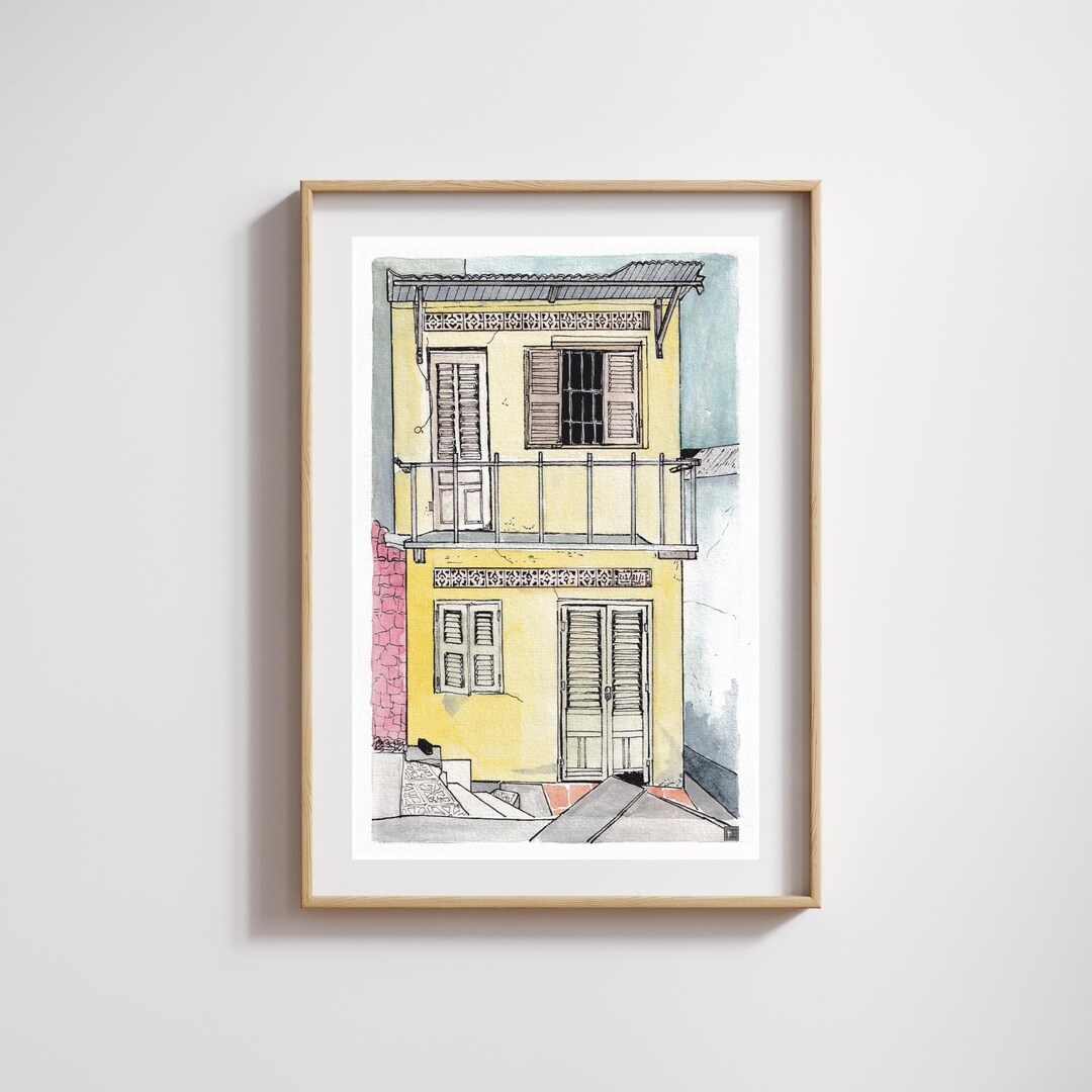 Saigon Vietnam Art, Saigon Print, Watercolor Art, Cityscape Wall Art ...