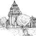 Vietnam Travel Art Print, Champa Temple Vietnam, Vietnamese Culture Art ...
