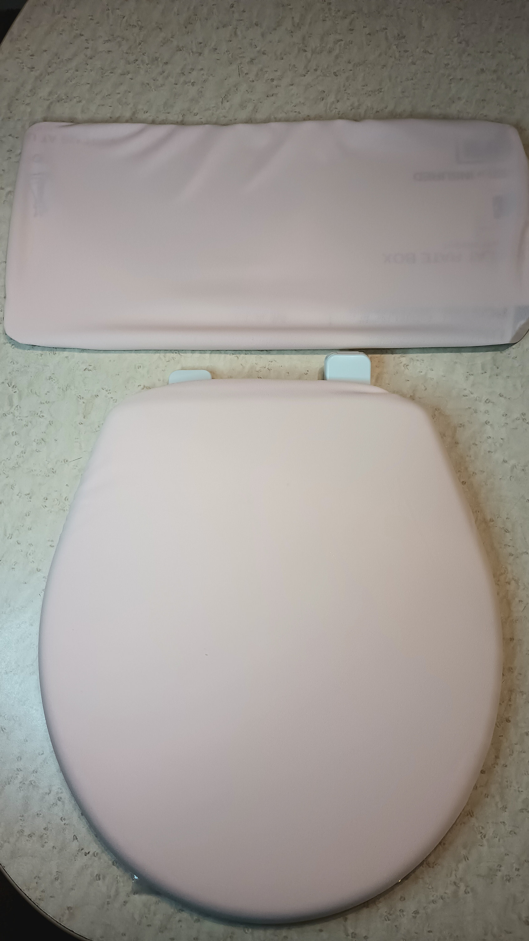Toilet Seat and Tank Covers Bathroom Elongated Handmade Blush - Etsy