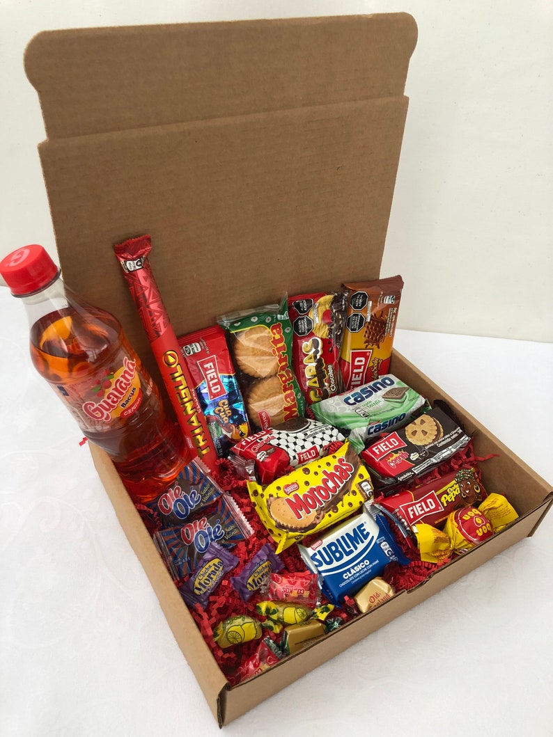 Peruvian Candy Box With Assortments Cookies Chocolates Candies - Etsy