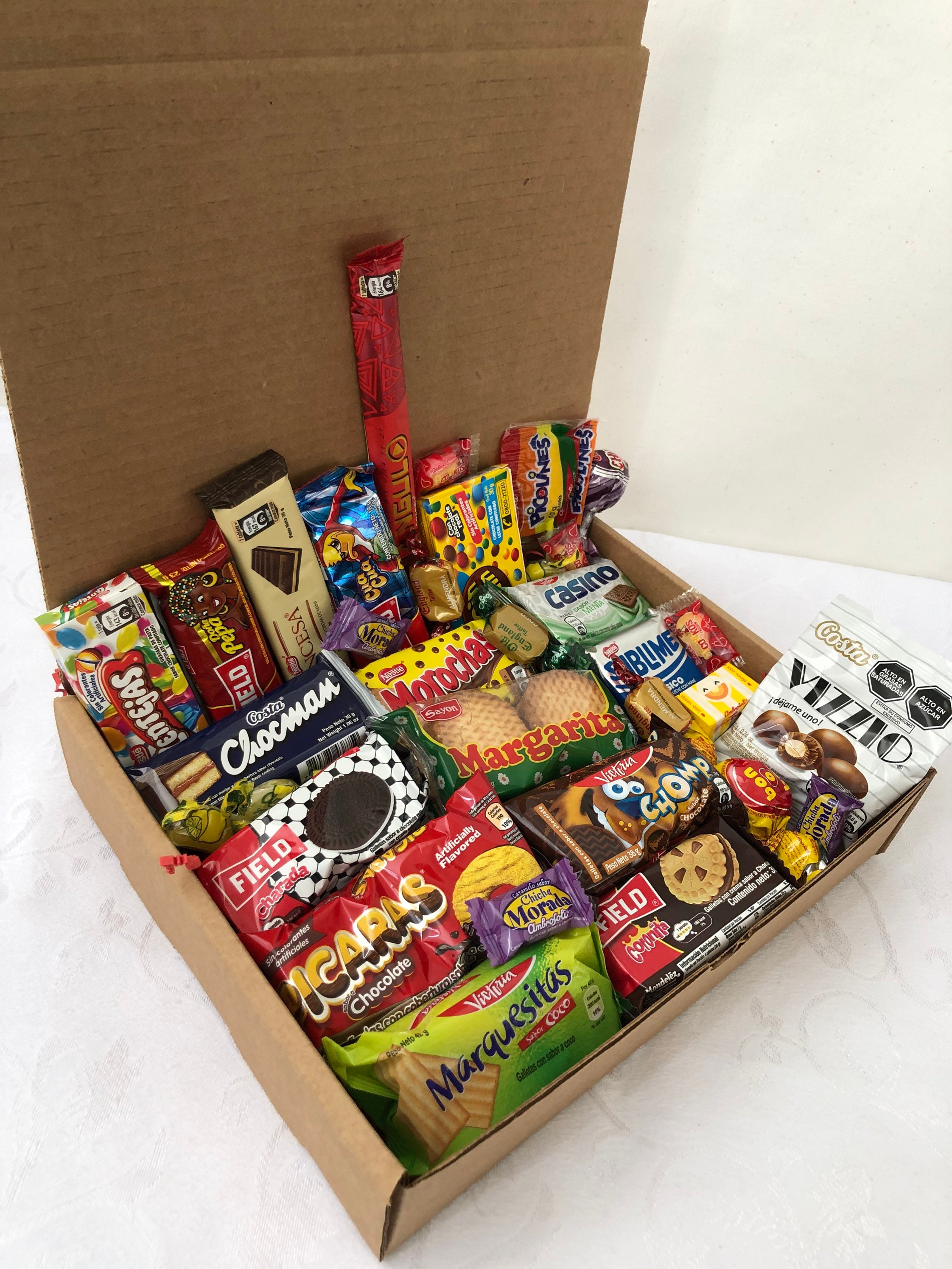 Peruvian Candy Box Assortments Cookies Chocolates and Candies | Etsy