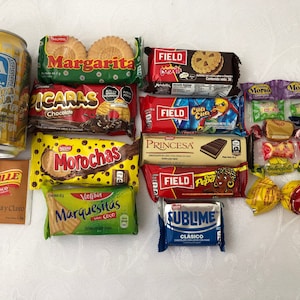 Peruvian Candy Box With Assortments Cookies Chocolates Candies & Inka ...