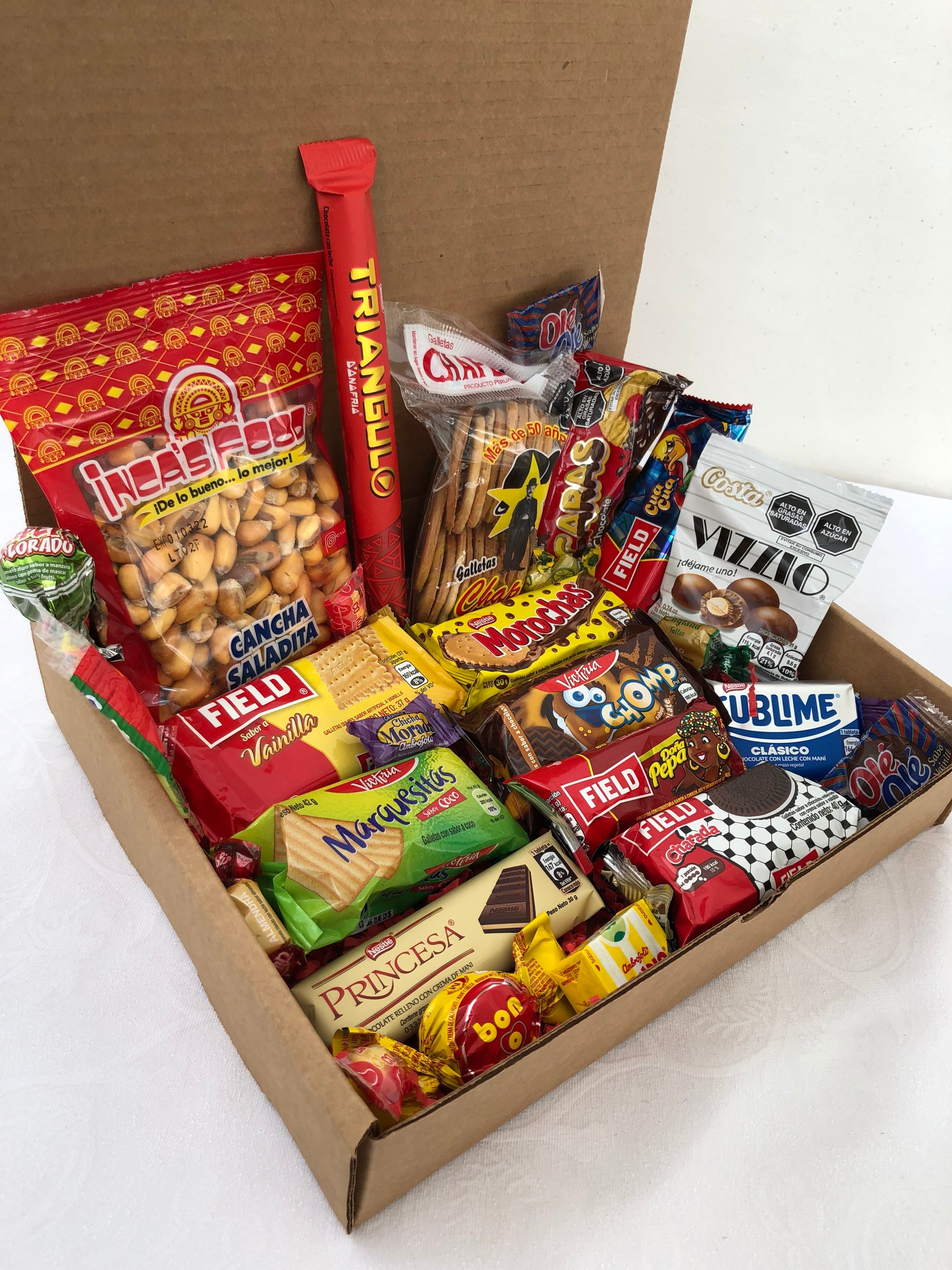 Peruvian Candy Box With Assortments Cookies Chocolates Candies - Etsy