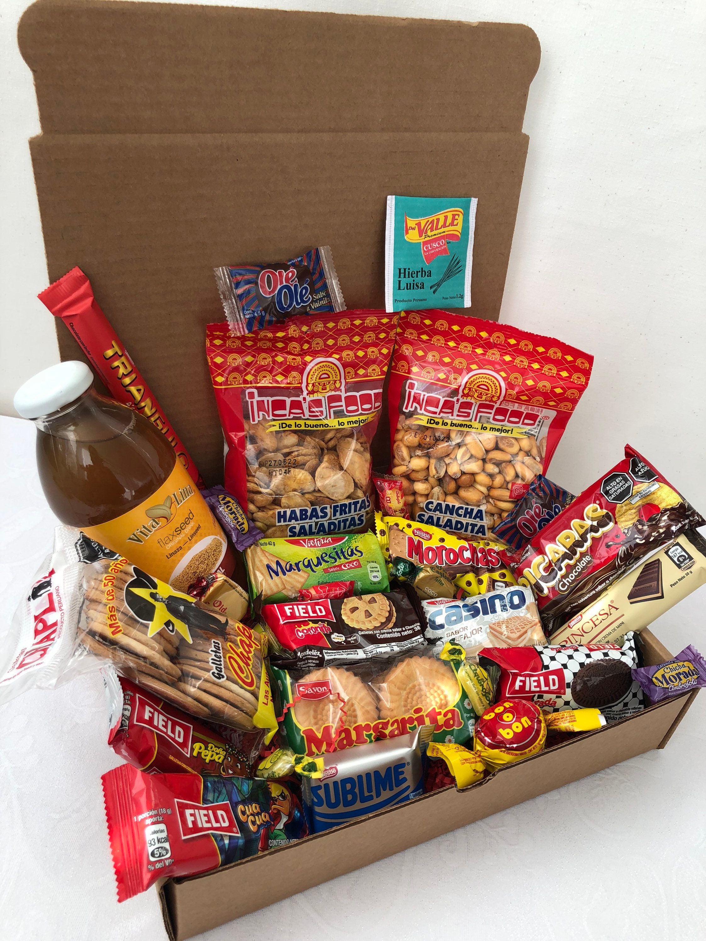 Peruvian Candy Box Assortments Cookies Chocolates Candies | Etsy