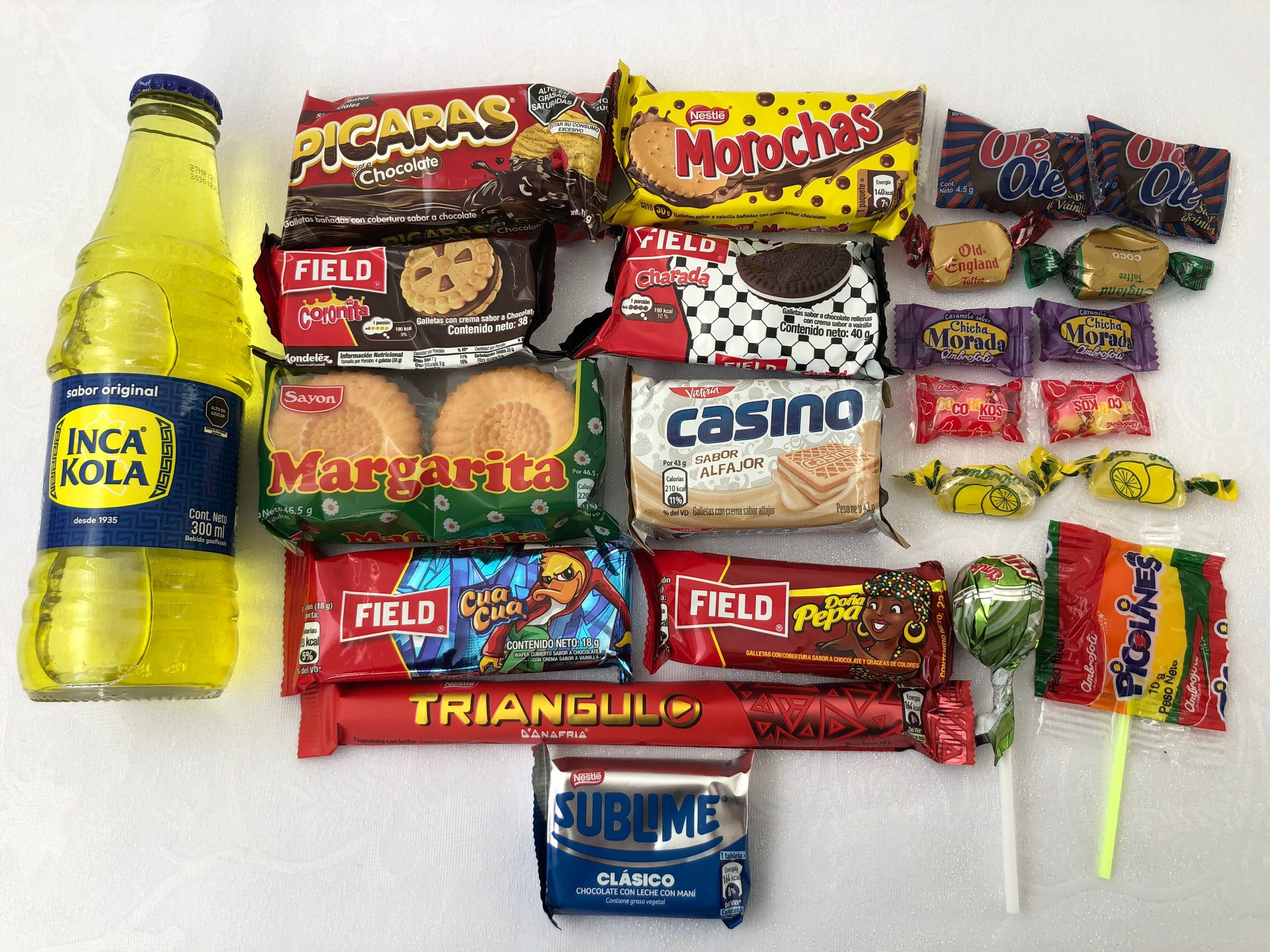 Peruvian Candy Box Treats Assortments Cookies Chocolates | Etsy