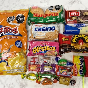 Peruvian Snack Box With Traditional Chizitos Chocolates Cookies ...