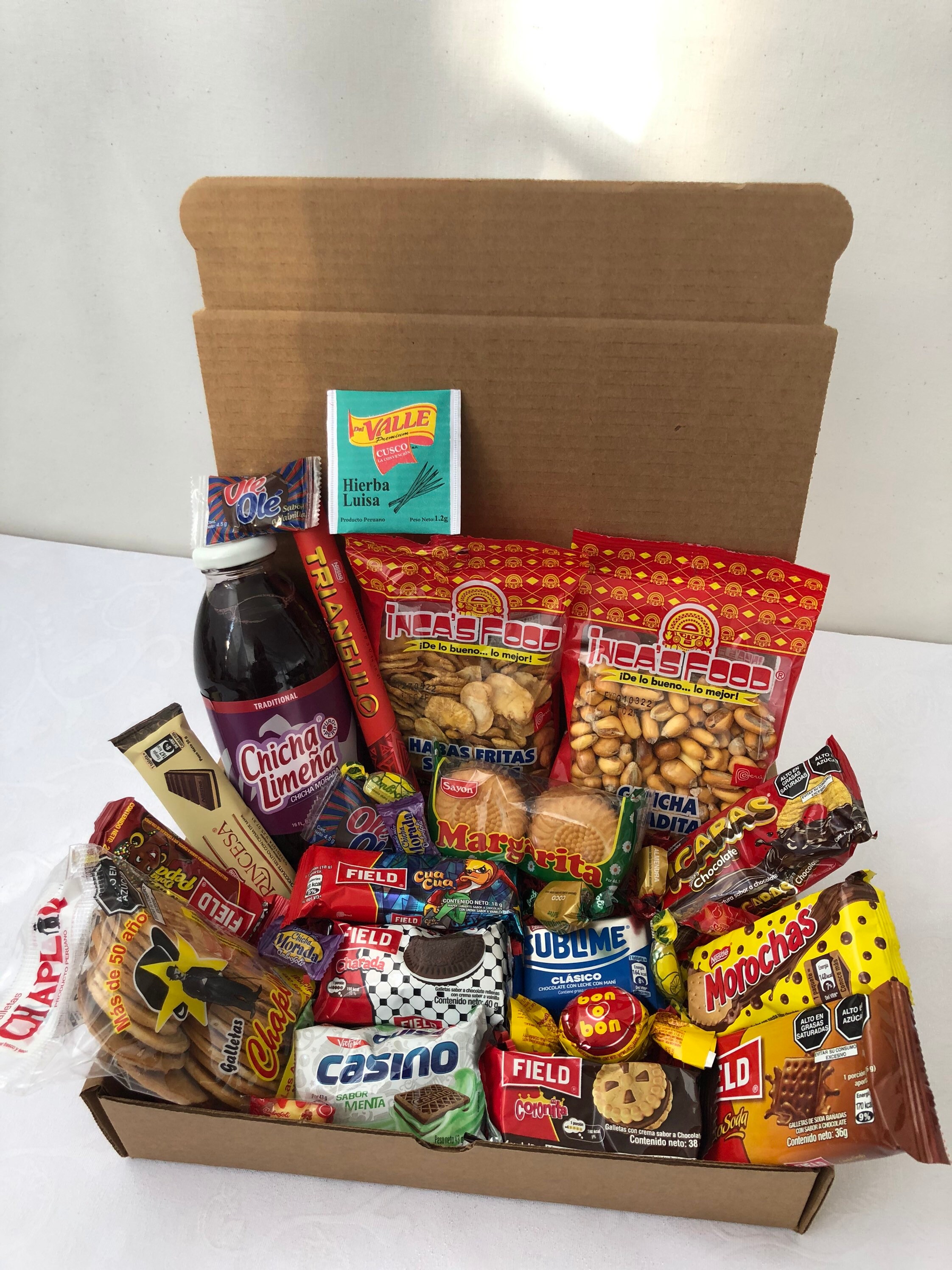 Peruvian Candy Box Perú snacks Mix Lot 28pc Assortments | Etsy