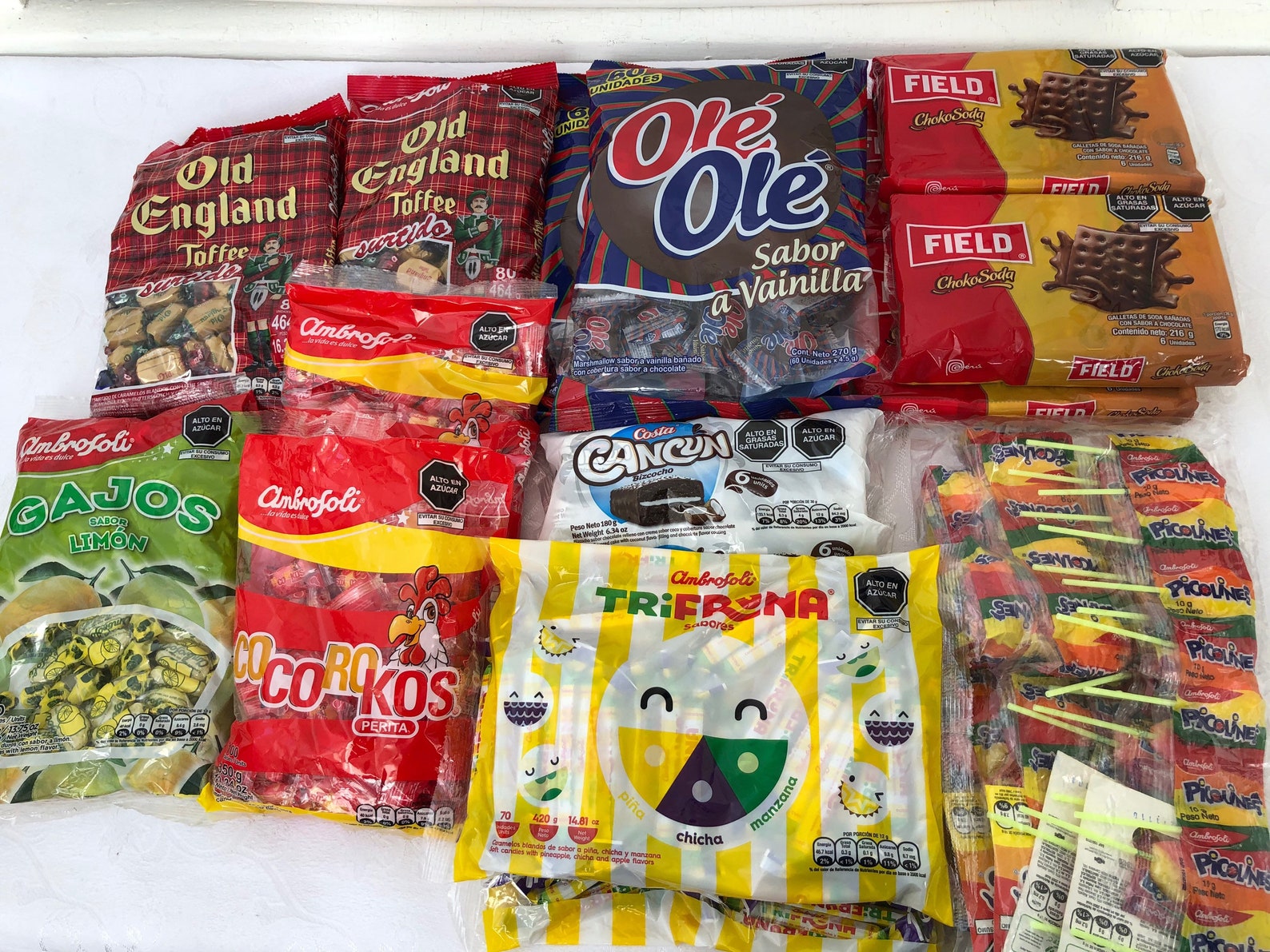 Peruvian Candy Box With Assortments Cookies Chocolates Candies - Etsy