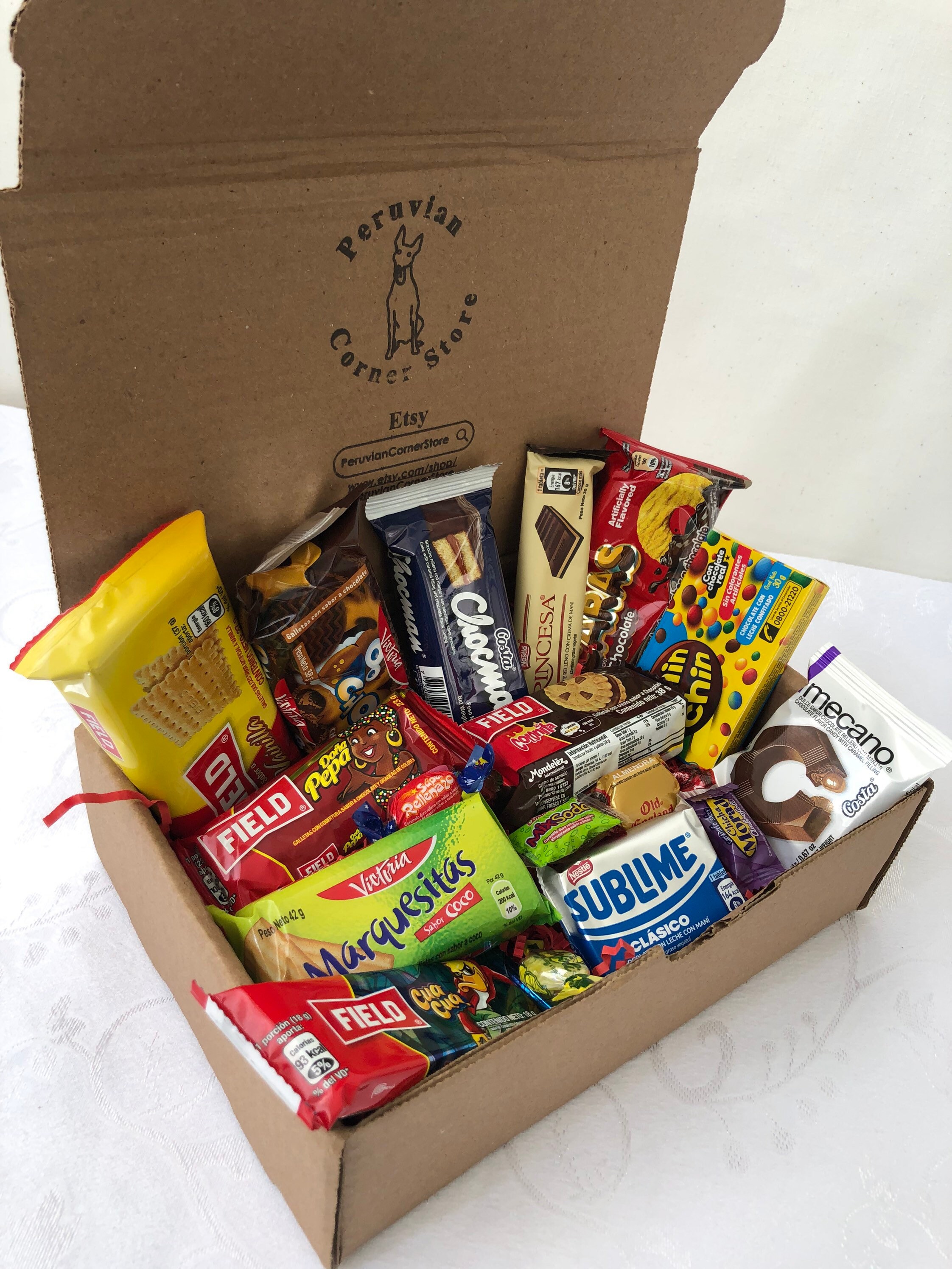 Peruvian Candy Box Assortments Cookies Chocolates & Candies | Etsy