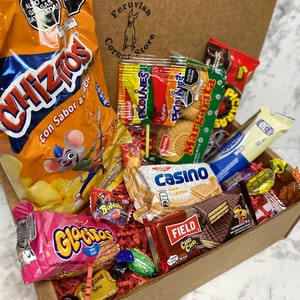 Peruvian Snack Box With Traditional Chizitos Chocolates Cookies ...