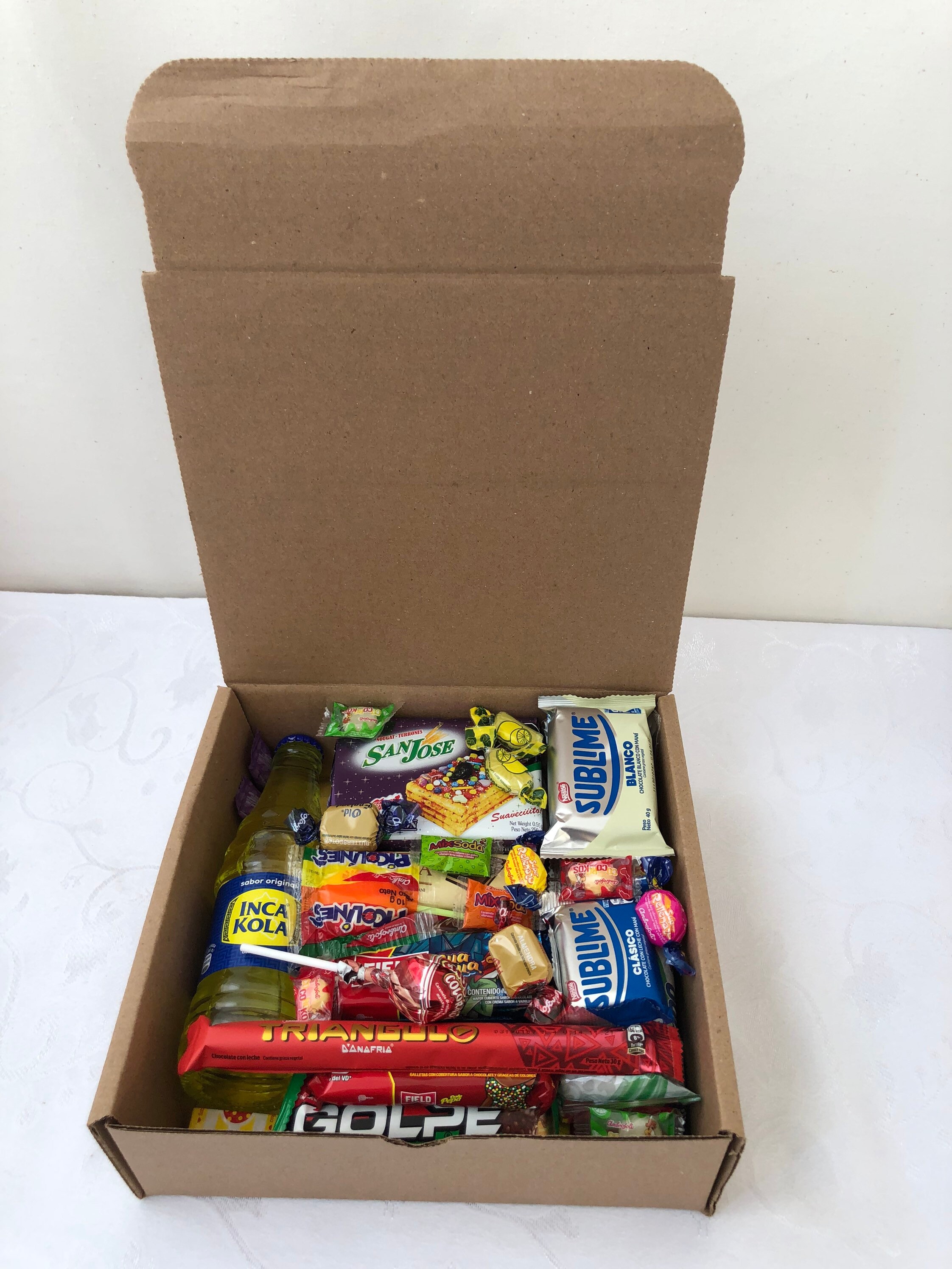 Peruvian Candy Box With Assortments Cookies Chocolates Candies - Etsy