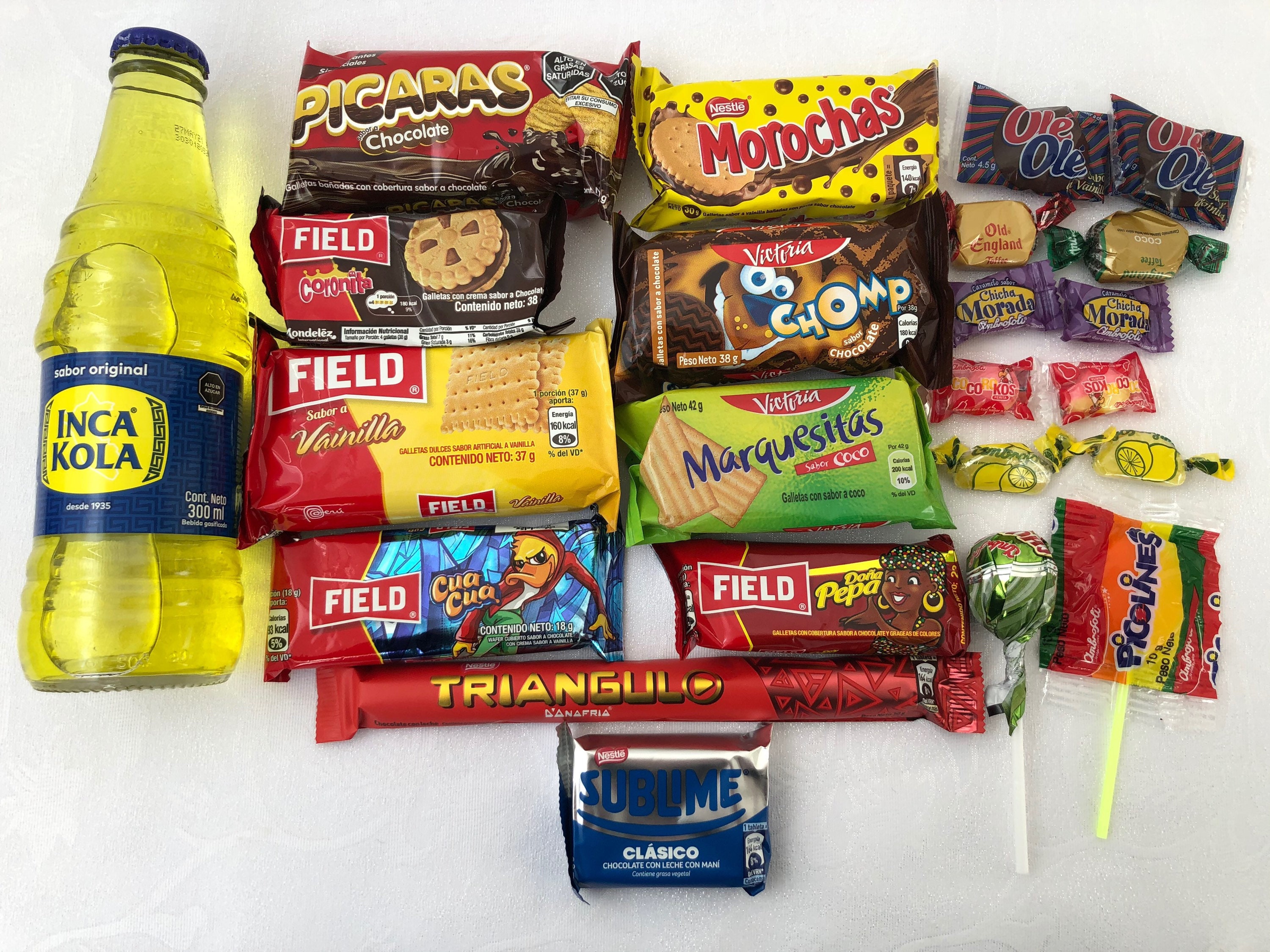 Peruvian Candy Box Treats Assortments Cookies Chocolates | Etsy