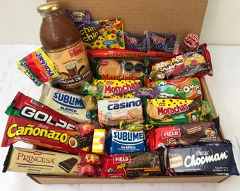 Peruvian Candy Box With Assortments Cookies Chocolates Candies - Etsy