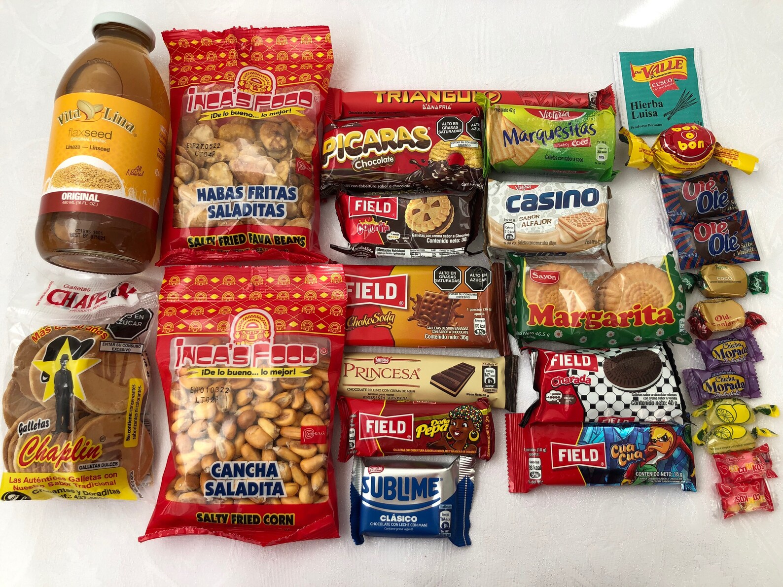 Peruvian Candy Box Assortments Cookies Chocolates Candies | Etsy