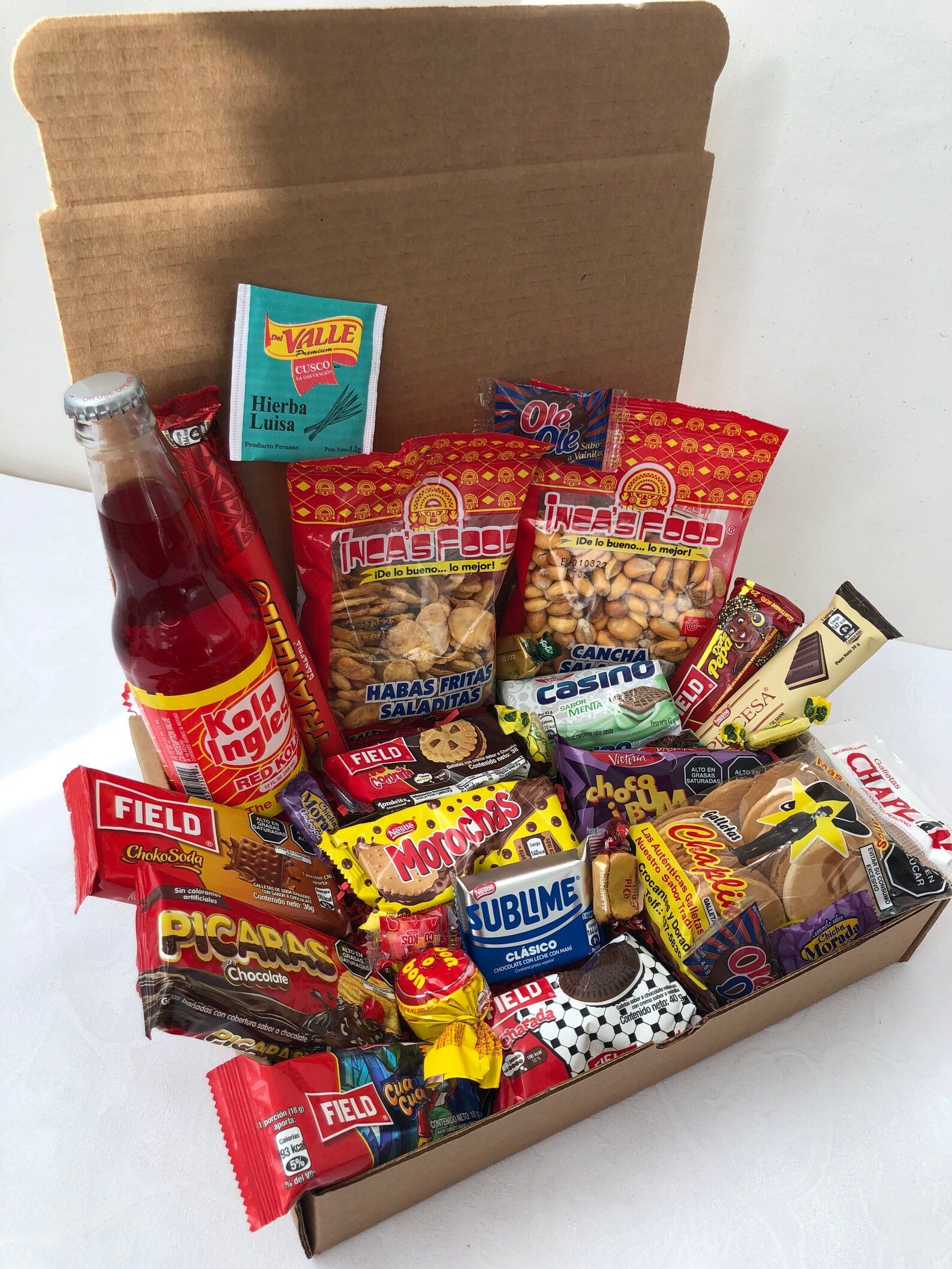 Peruvian Candy Box With Assortments Cookies Chocolates Candies - Etsy