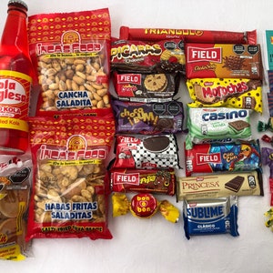 Peruvian Candy Box With Assortments Cookies Chocolates Candies & Kola ...