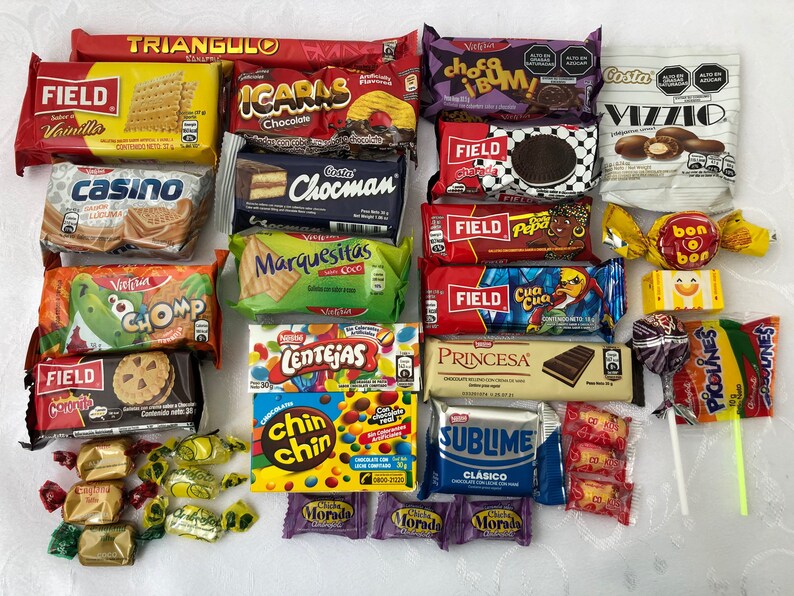 Peruvian Candy Box Assortments Cookies Chocolates and Candies - Etsy