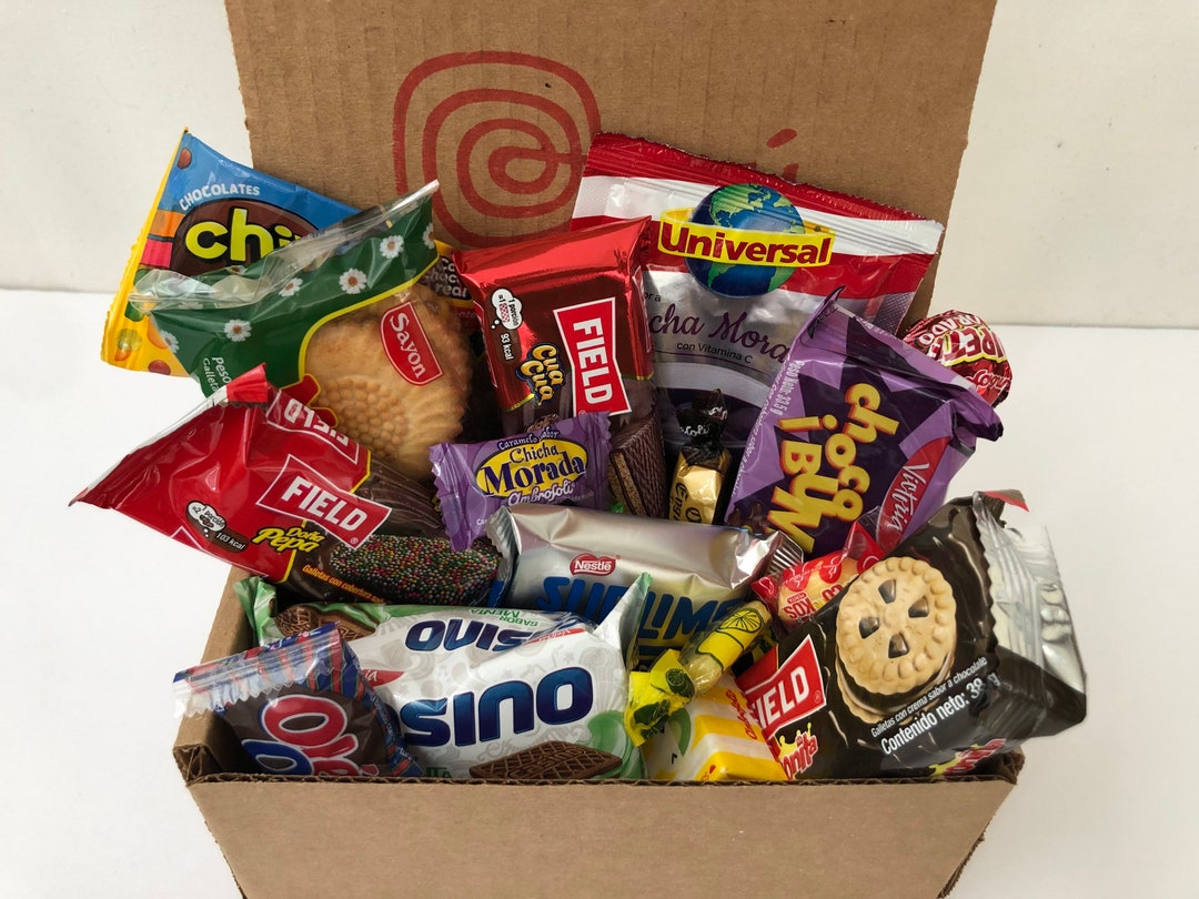Mini Peruvian Candy Box Assortments Cookies Chocolates & - Etsy