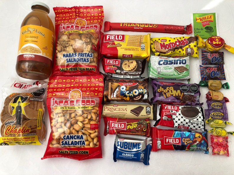 Peruvian Candy Box Assortments Cookies Chocolates Candies | Etsy