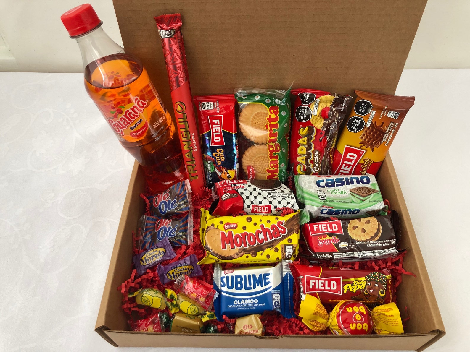 Peruvian Candy Box With Assortments Cookies Chocolates Candies - Etsy