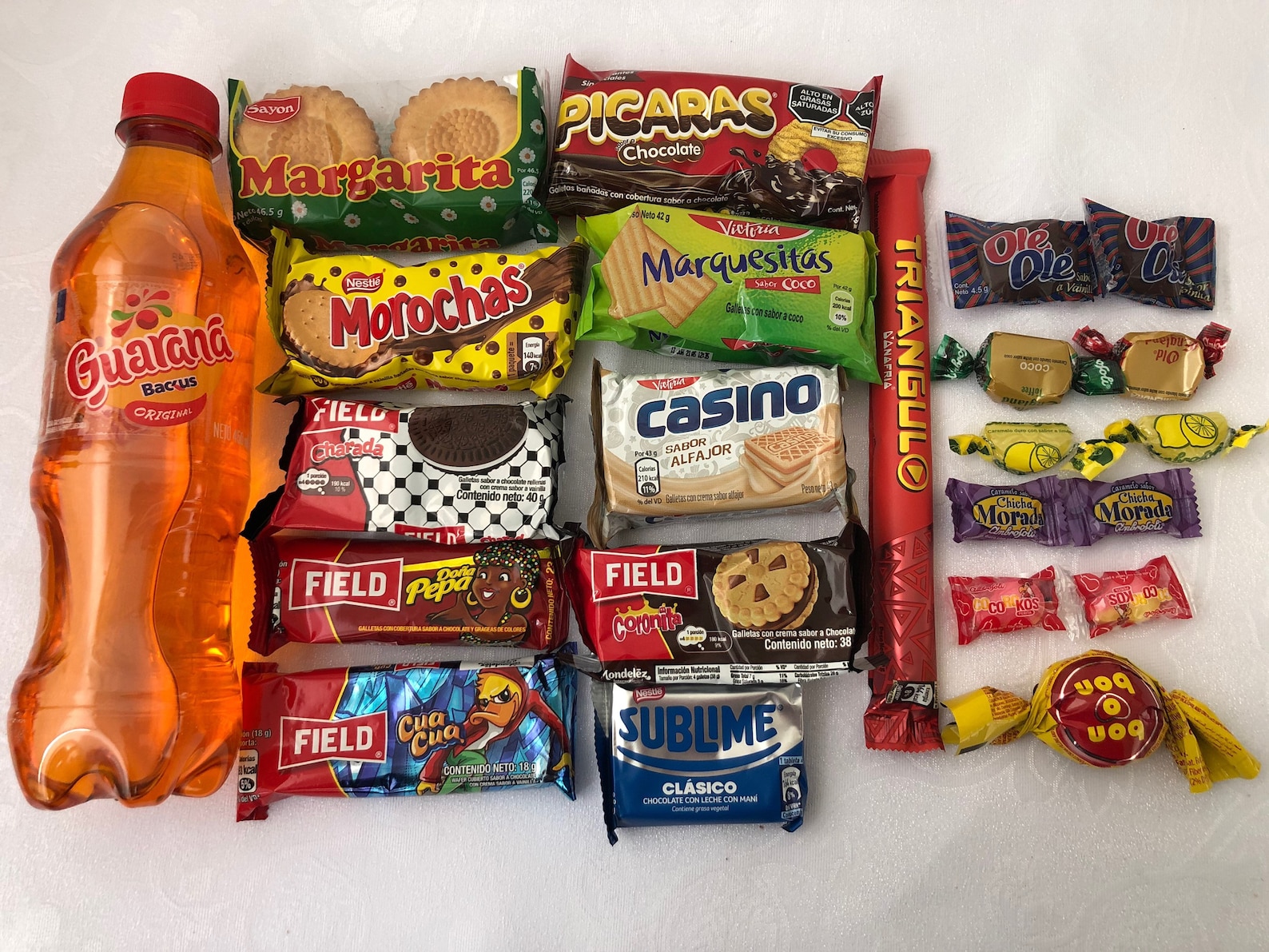 Peruvian Candy Box With Assortments Cookies Chocolates Candies - Etsy