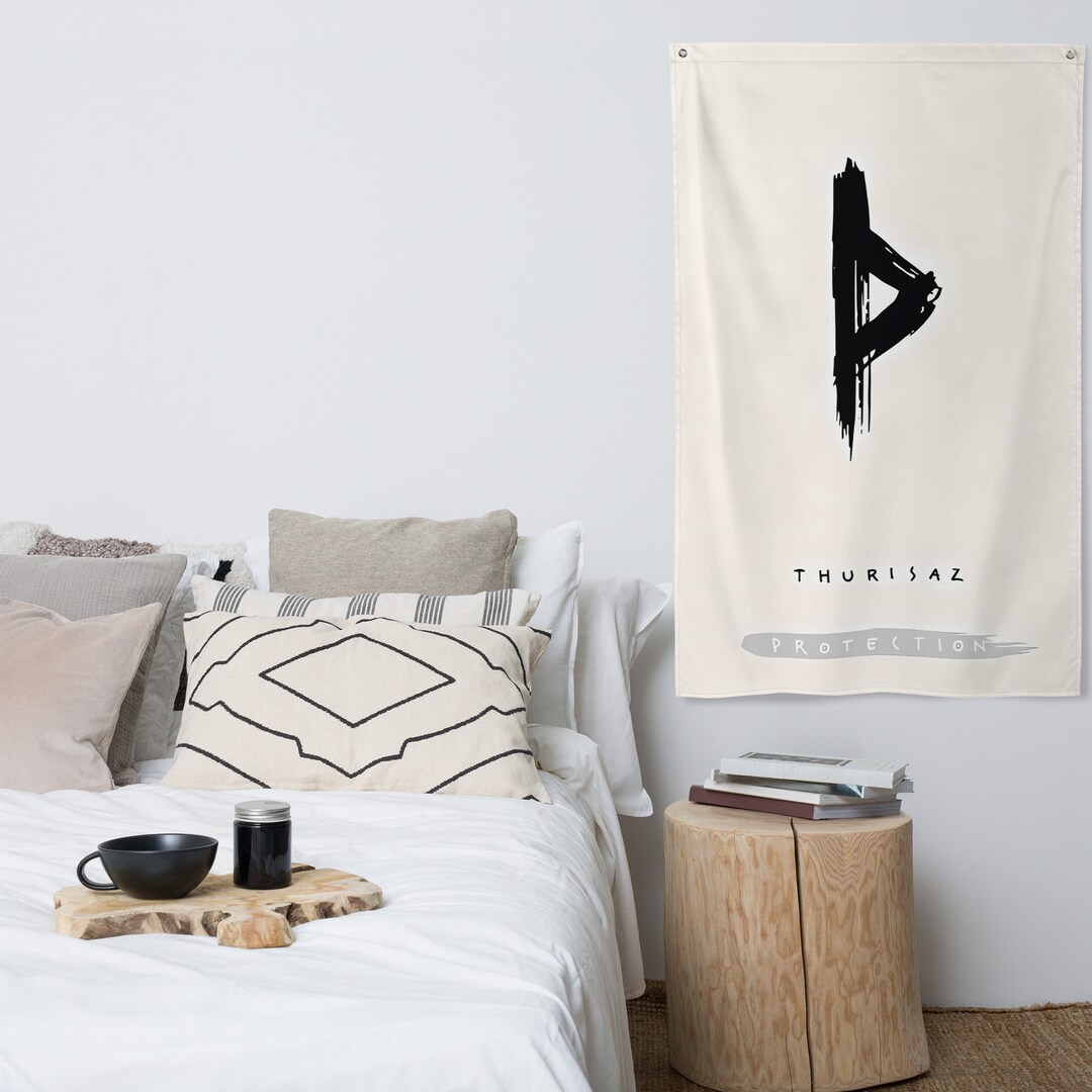 Thurisaz Rune Flag Viking Runes Poster for Norse and Nordic - Etsy