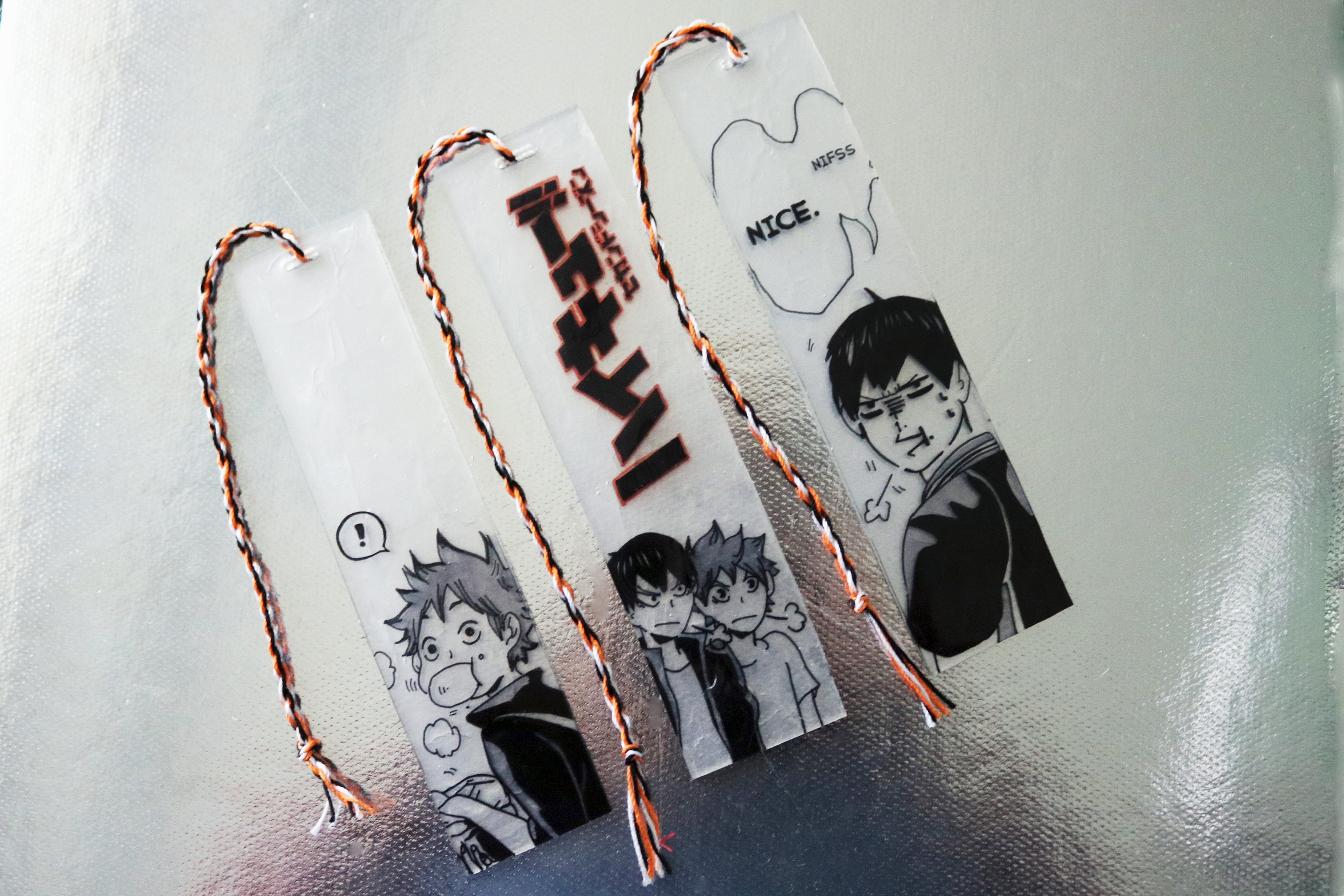 Haikyuu Bookmarks | Etsy