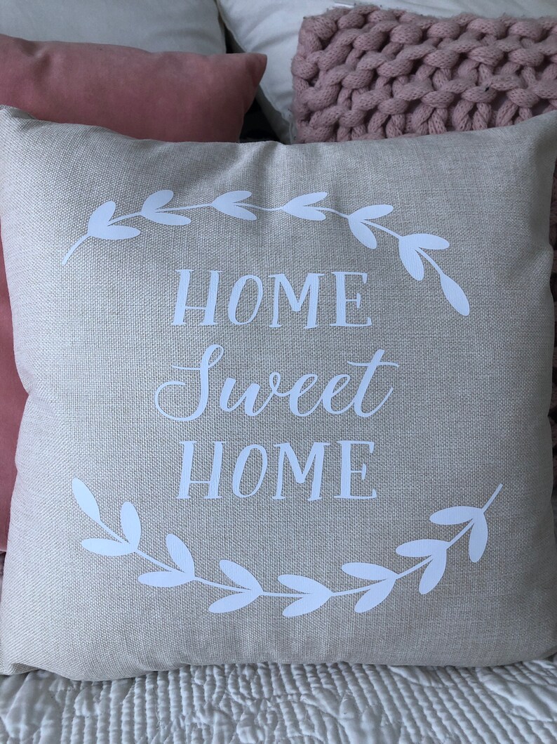 Decorative Cushion Home Sweet Home - Etsy Australia
