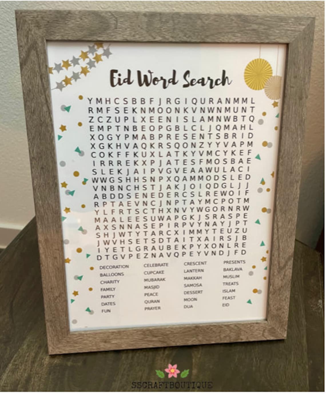 Eid Word Search INSTANT DOWNLOAD - Etsy Canada