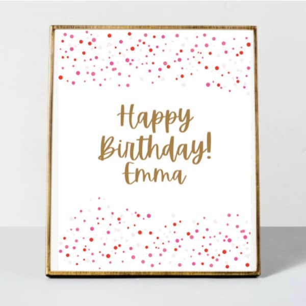 Happy Birthday Sign - Etsy