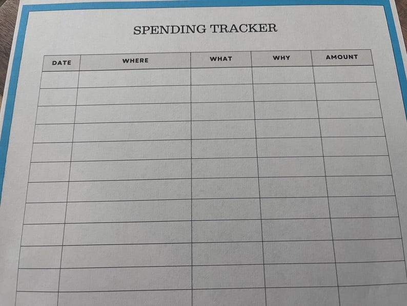 Template for Budgeting - Etsy