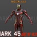 Iron Man Mark 3 Cosplay Suit STL File for 3D Printing High Quality ...