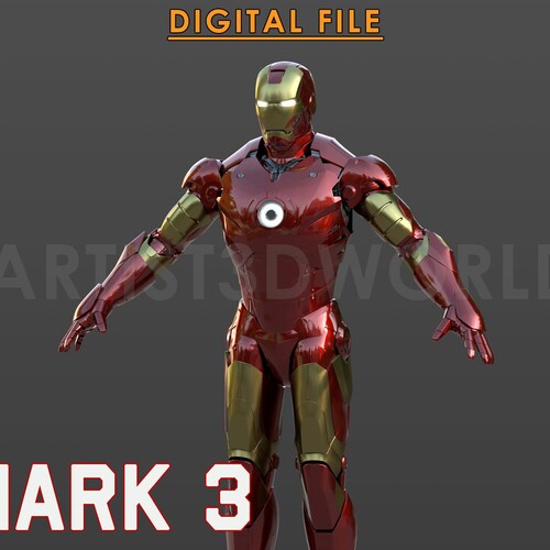 Iron Man Mark 33 Cosplay Suit STL File for 3D Printing High - Etsy UK