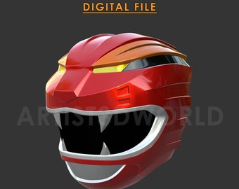 power rangers in space red ranger helmet