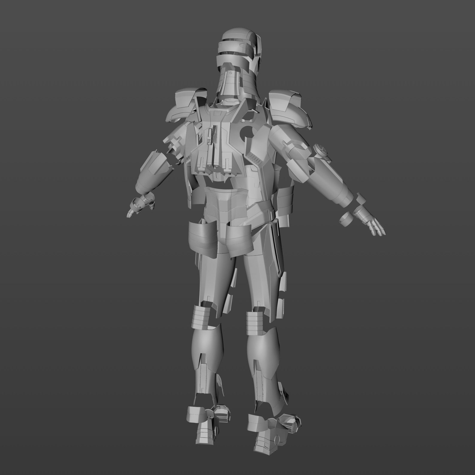 Iron Man Mark 16 Cosplay Suit STL File for 3D Printing High Quality ...