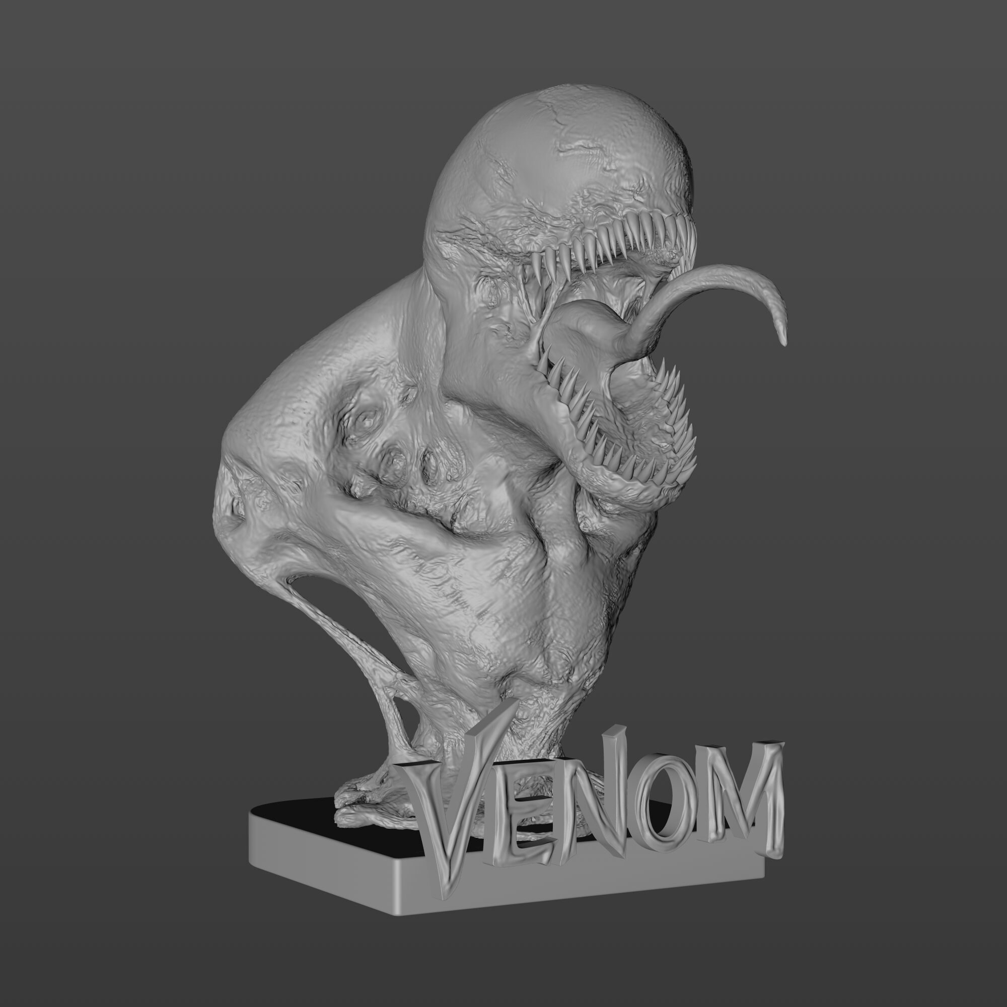 Venom Bust STL Model for 3d Printing - Etsy