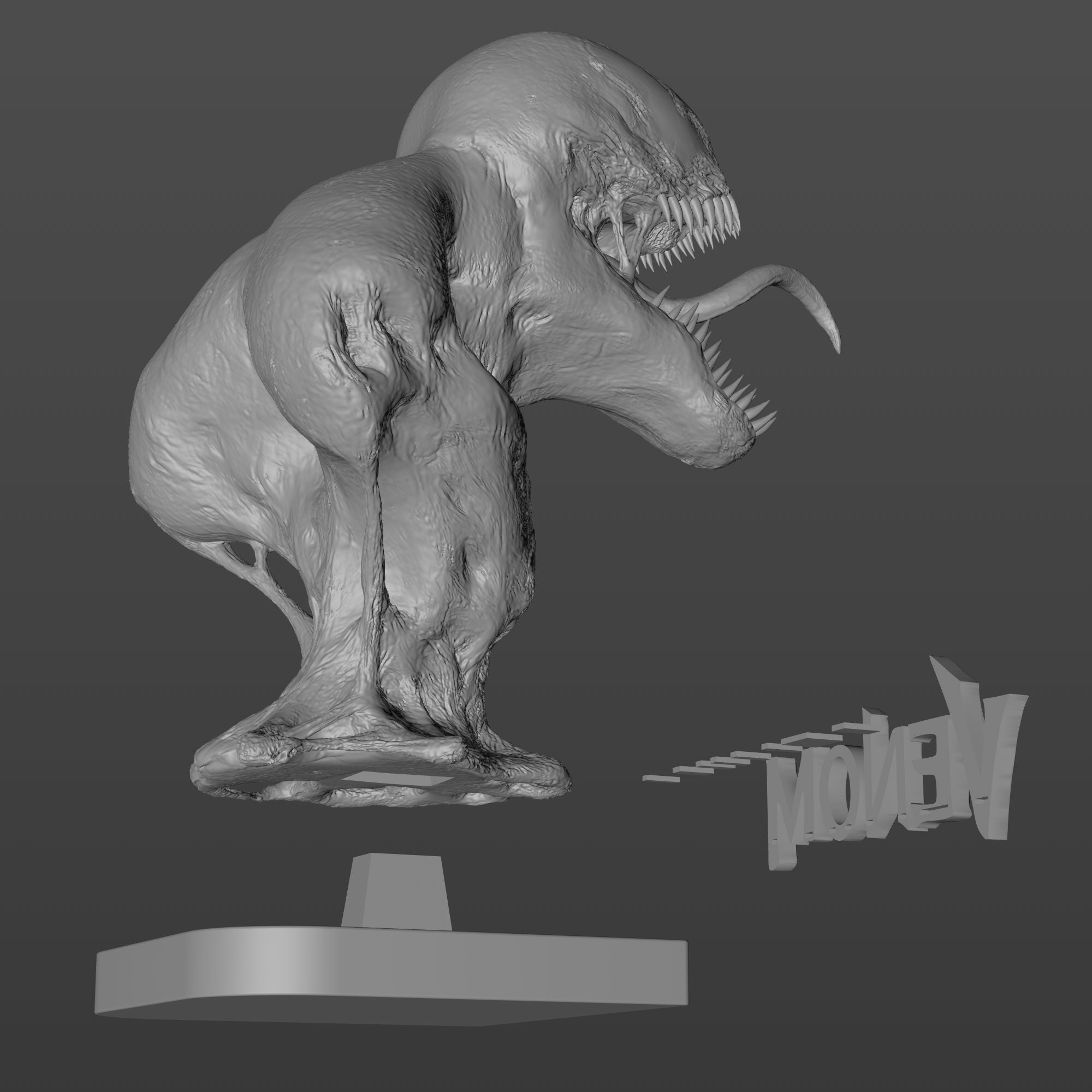 Venom Bust STL Model for 3d Printing - Etsy
