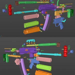 HK MP5 Custom 3d Model, STL File for 3d Printing, Replica Prop for ...