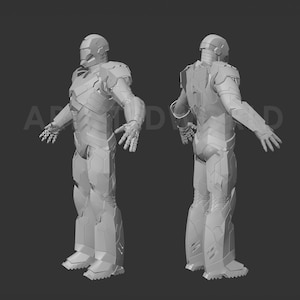 Iron Man Mark 15 Cosplay Suit STL File for 3D Printing High Quality ...