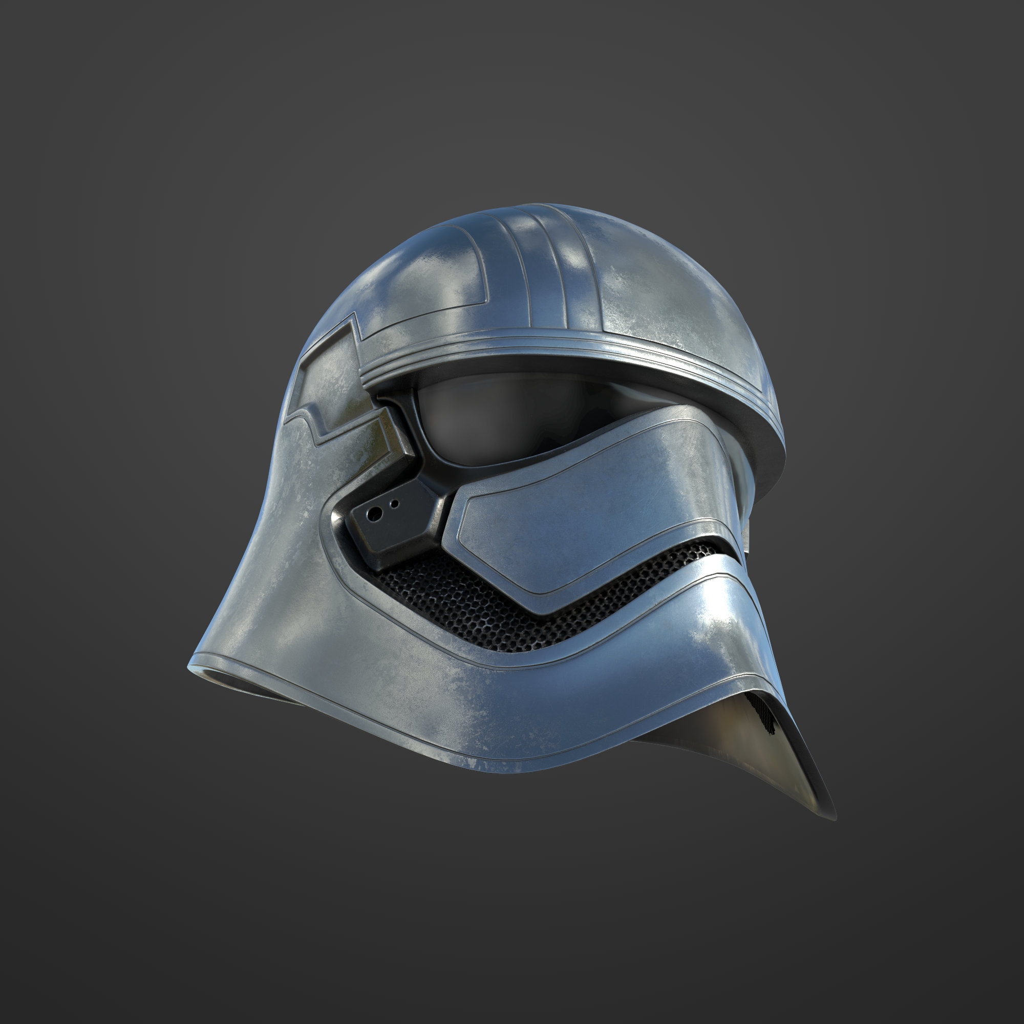 Captain Phasma Helmet Stl File for 3d Printing, Star Wars Model - Etsy