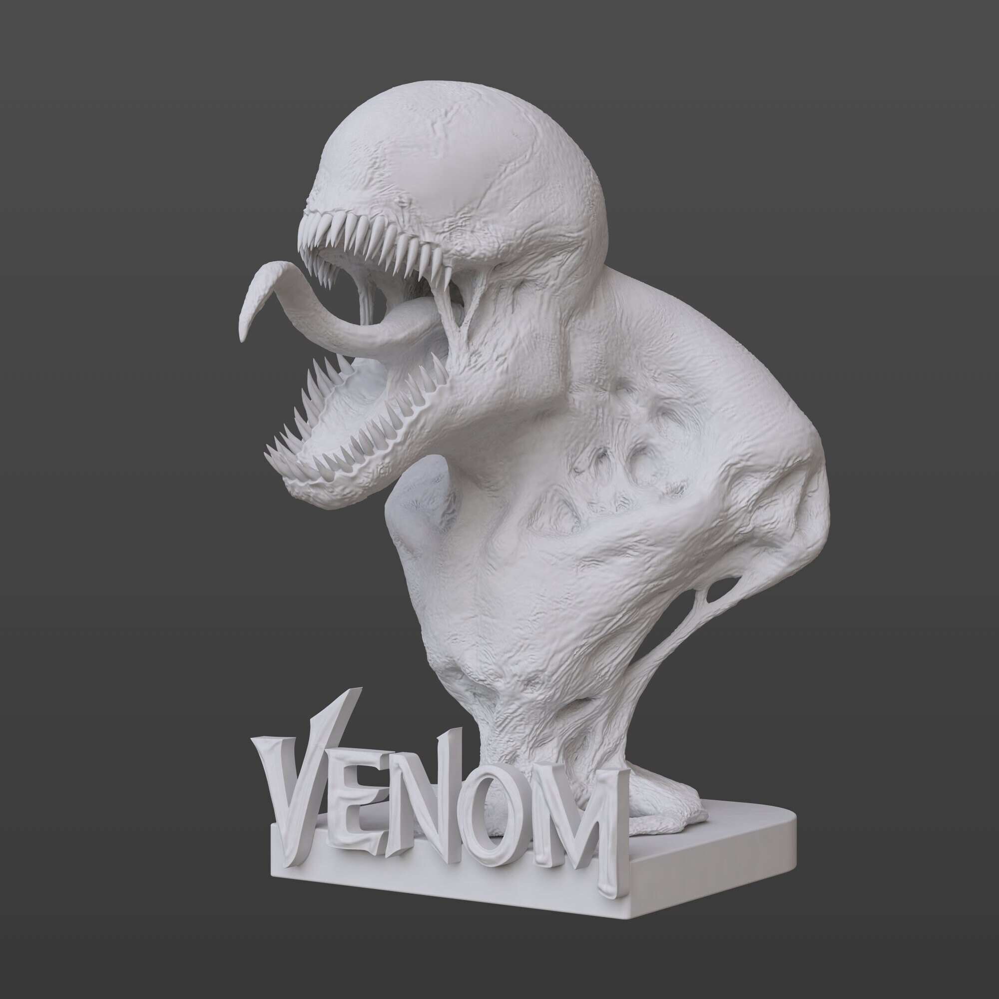 Venom Bust STL Model for 3d Printing - Etsy