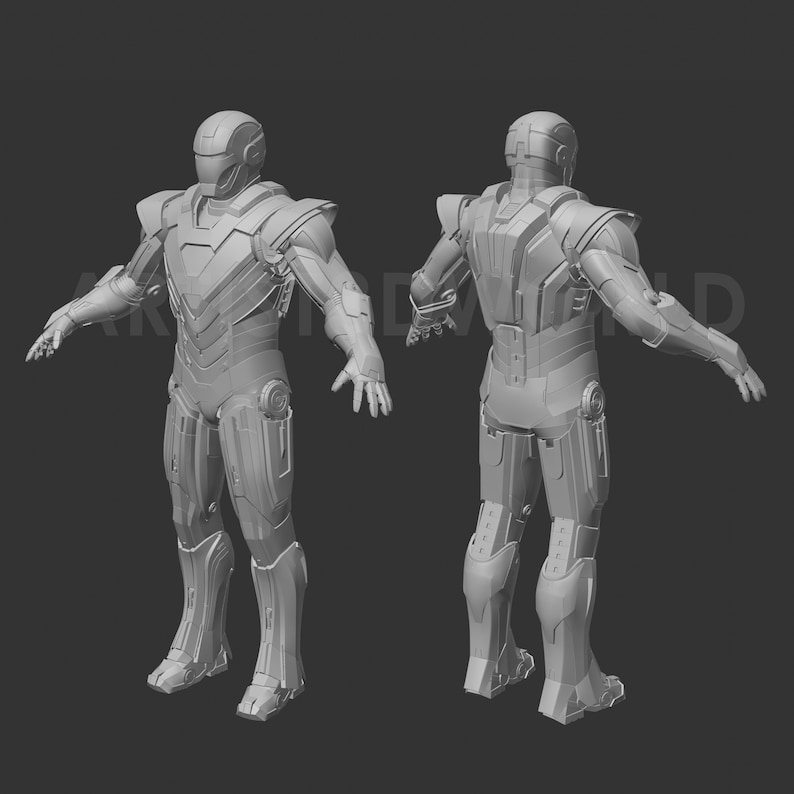 Iron Man Mark 30 Cosplay Suit STL File for 3D Printing High Quality ...