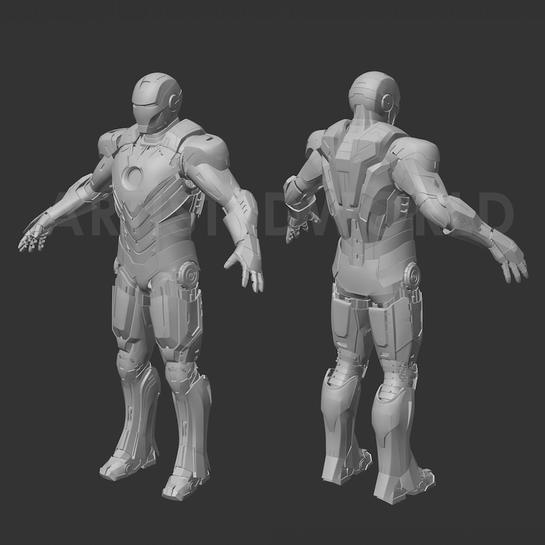 Iron Man Mark 8 Cosplay Suit STL File for 3D Printing High - Etsy Australia